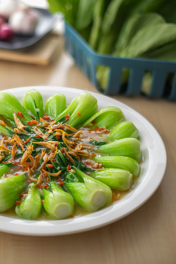 Resepi Pak Choy with Anchovy | Smart Cooking - Smart Cooking